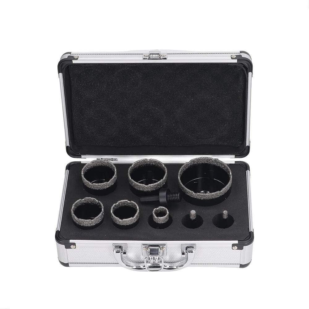 China Slate Porcelain Marble Vacuum Brazed Diamond Hole Saw Set ...